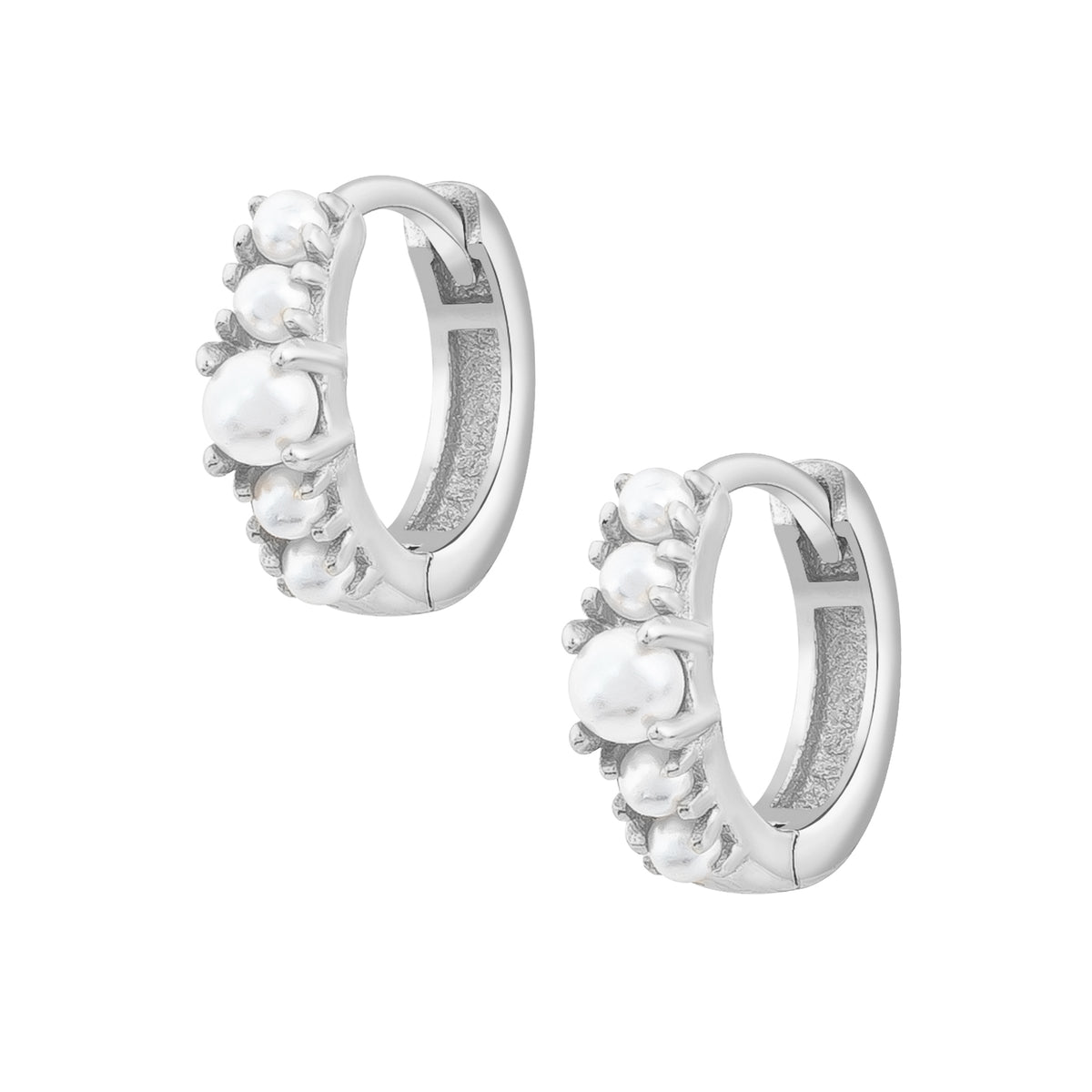 Eleanor Pearl Hoop Earrings – Lephoria