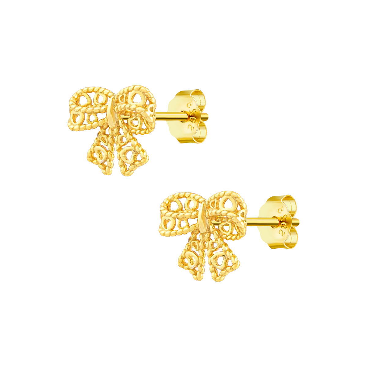 Ellie Bow Stud Earrings – Lephoria